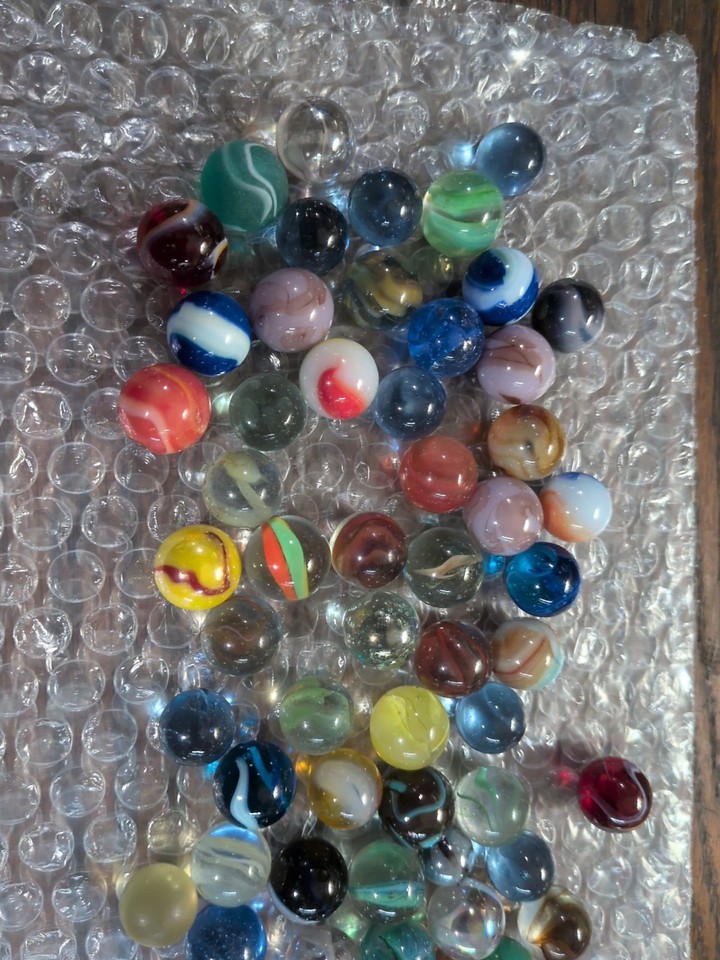 Antique Vintage Glass Swirl Marbles Milk Glass Etc | eBay