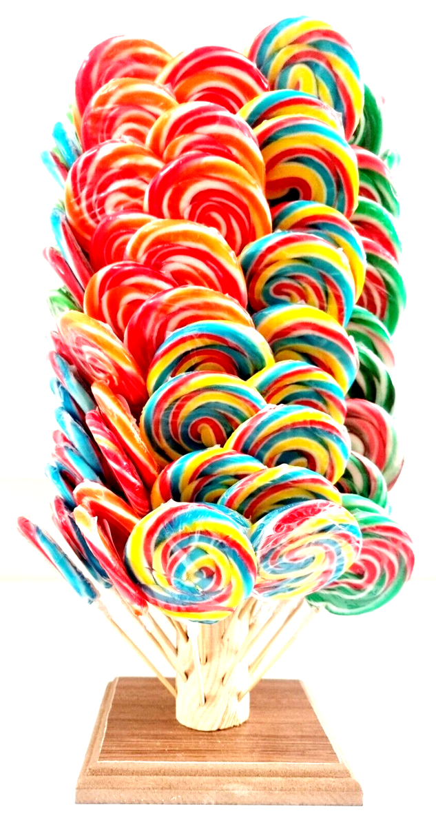 Lollipop Stand Out Of Wood Twister Pop Floor Display | Lollipop