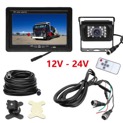 7inch TFT LCD Color Car Monitor Screen for Rear View Reverse Backup ...