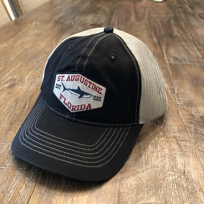 JHats St Augustine Florida Trucker Hat Black One Size | eBay