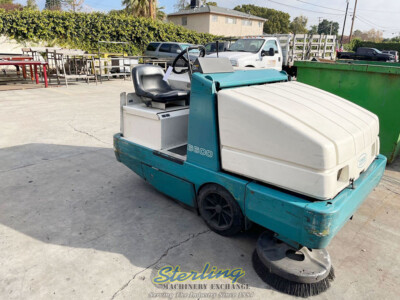 6600 sweeper, Used Tennant Rider Power Sweeper (Only 660 Hours) Propane ...