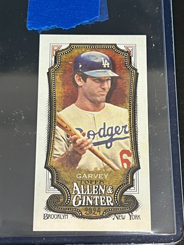 2024 Allen & Ginter STEVE GARVEY - BROOKLYN BACK Mini Hand Numbered ...