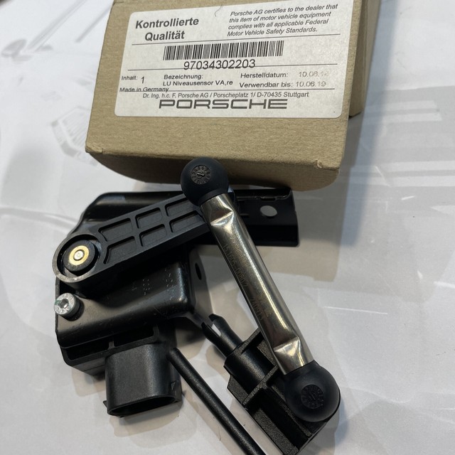 10 Porsche Panamera S Front Right Suspension Ride Level Sensor ...