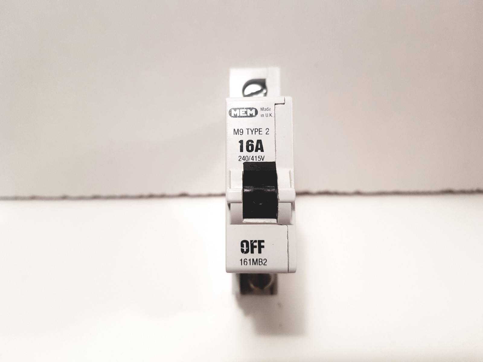 MEM MEMSHIELD 1 MCB CIRCUIT BREAKERS M9 6A 10A 16A 20A 32A TYPE 2, 3, 4 ...
