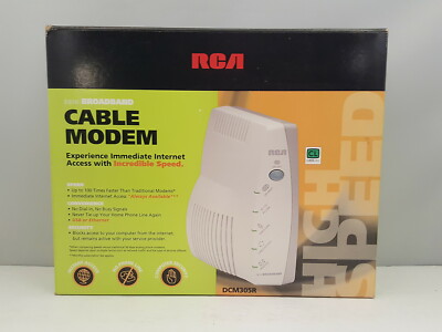 RCA / Thomson Digital Broadband USB DOCSIS Compliant Cable Modem ...