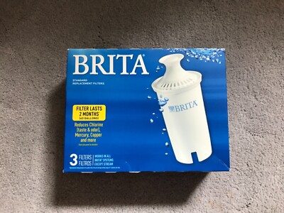 3 Brita Pitcher Replacement Water Filters Model OB03 (3 Filters/Pk ...