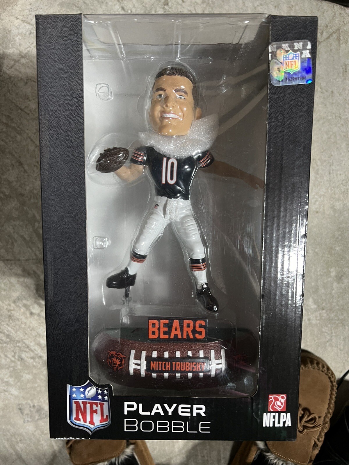Mitchell Trubisky Chicago Bears Baller Special Edition Bobblehead NFL ...