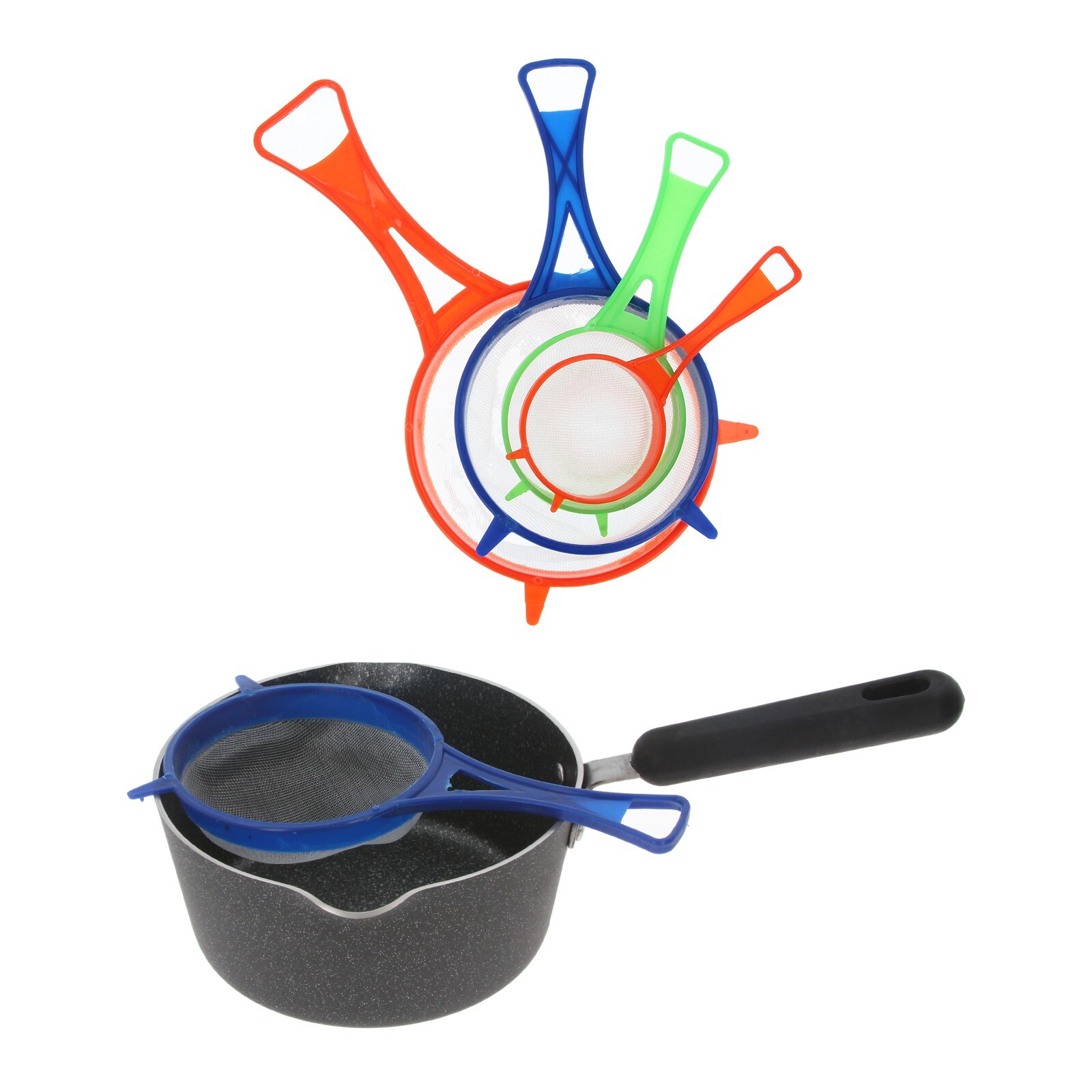 Plastic Sieve Strainer Colander For Flour Tea Baking Drainer Kitchen ...