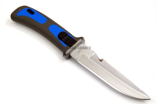 Scuba Diving Fixed Blade Knife w/ Sheath Leg & Arm Straps Diver Gear ...