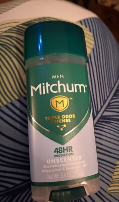 Mitchum AntiperspirantDeodorant Unscented Gel Stick Triple Odor Defence ...