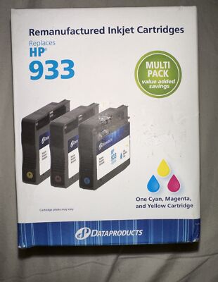 HP 933 3 Color Ink Cartridges - Cyan, Magenta, Yellow | eBay