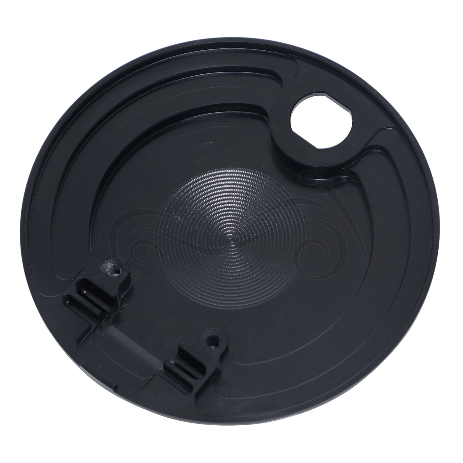 Black Fuel Gas Tank Door Cover Cap For Harley Touring FLHT FLT FLHTC ...