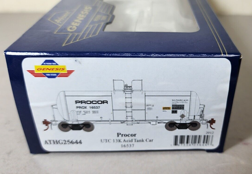 Procor white UTC 13K Gal Acid Railroad Tank 16537 Athearn Genesis ...