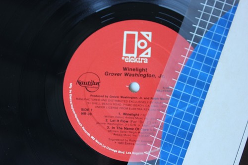 Grover Washington Jr. Winelight nautilus Jazz Record lp original vinyl ...