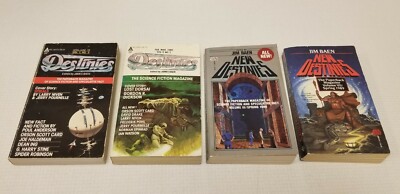4 Science Fiction Books by James Baen...Destinies Series, Short Story ...