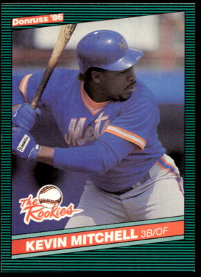 1986 Donruss The Rookies #17 Kevin Mitchell New York Mets GEM-MINT | eBay