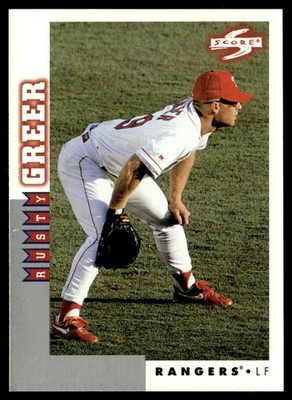 1998 Score Rookie & Traded Rusty Greer Texas Rangers #RT218 | eBay