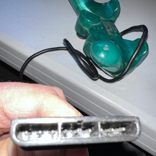 Sony PlayStation PS1 OEM Emerald Green DualShock Analog Controller SCPH ...