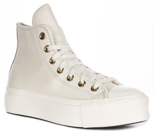 CONVERSE A12764C Tutti Stella Sollevamento con Lacci e Zeppa Donna ...