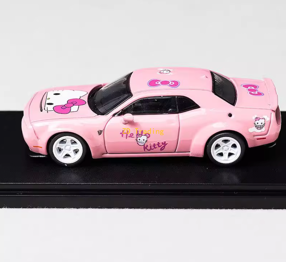 ZD FW 1:64 Pink SRT Hellcat Muscle Sports Model Diecast Metal Car BN | eBay