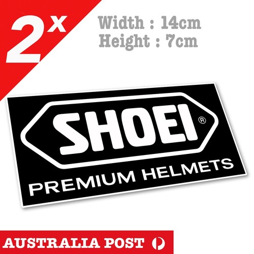 SHOEL Premium Helmets Motorcycle Logo , Helmet MotoGP Stickers | eBay