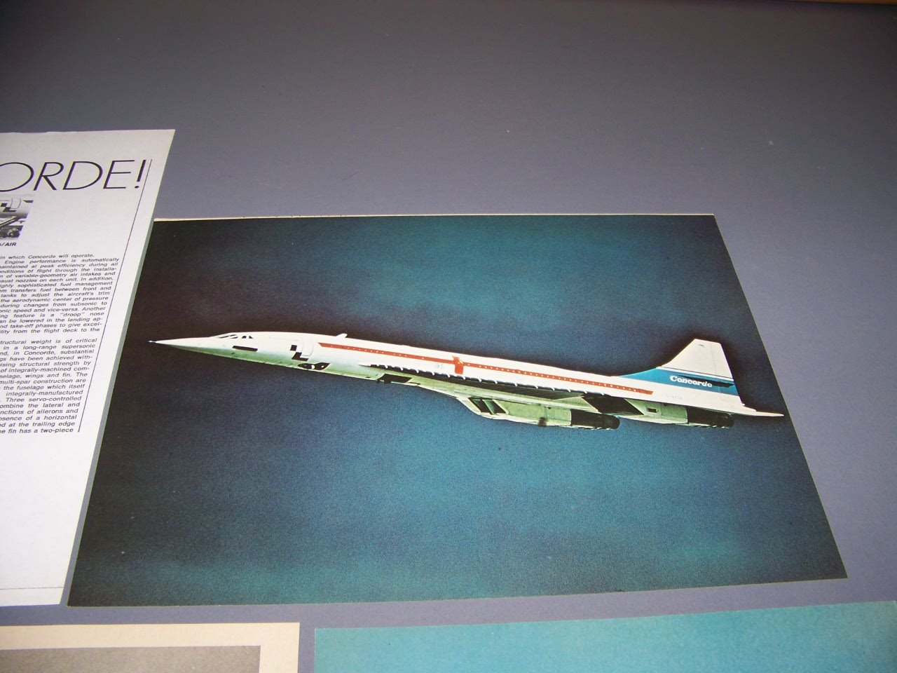 VINTAGE..CONCORDE "CONCORDE" HISTORY..HISTORY/PHOTOS/DETAILS..RARE ...