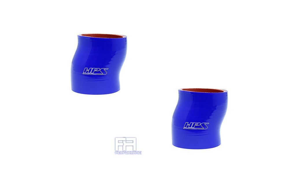 2X HPS 2-1/4" x 3 "Long Silicone Offset Coupler Tube Pipe Hose 57mm x ...