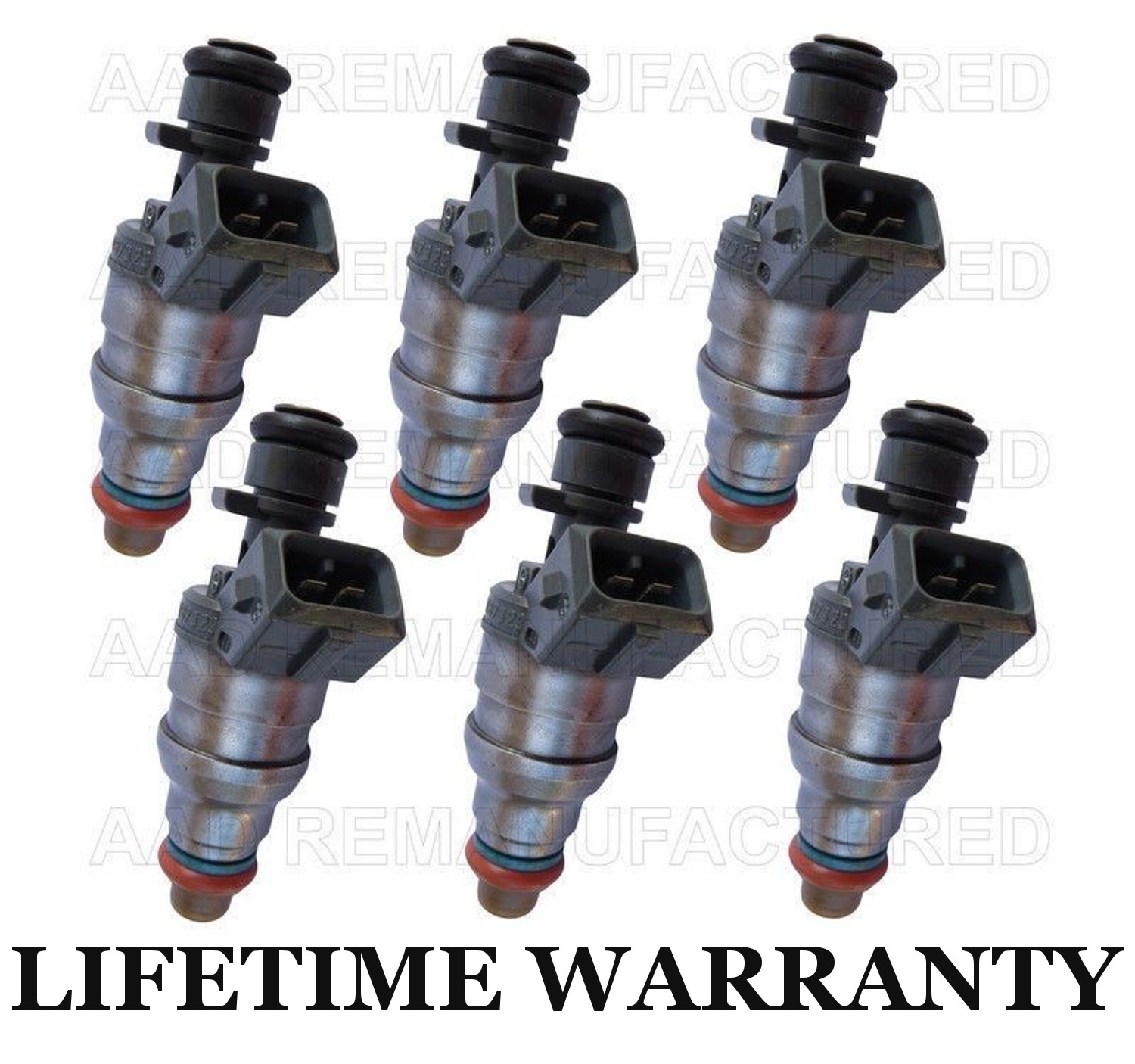 Genuine Bosch Set Of 6 Fuel Injectors Mercedes C280 C36 S320 SL320 E320 ...