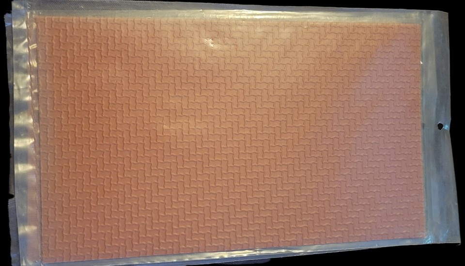 Plastruct 91672 Interlocking Paver Paving Walkway Patterned Sheets G ...