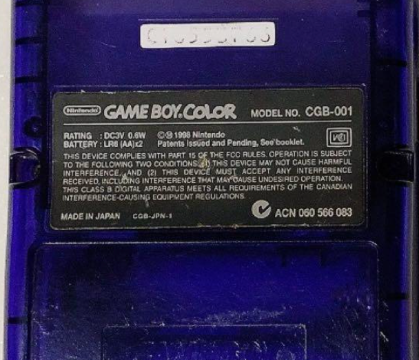 Nintendo Game Boy Color Toys R Us Limited Color Midnight Blue console ...