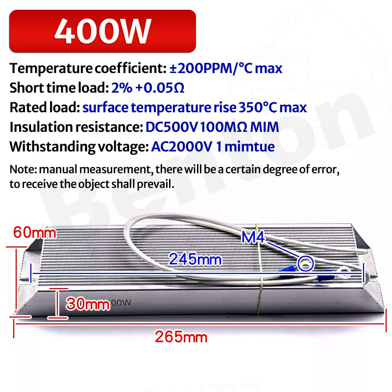 RXLG High Power Servo Inverter Resistor Braking Resistor 400W to 3000W ...