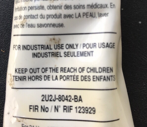 1) Ford Motor Company Electrical Grease 1 Oz. Tube WSB-M1C239-A 2U2J ...