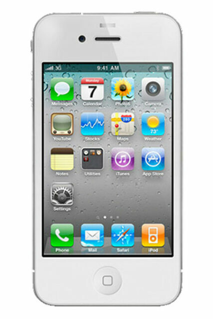 Apple iPhone 4 - 32 GB - White (NET10 Wireless) for sale online | eBay