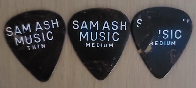 Lot of 3 Vintage Sam Ash Music Medium and Thin Faux Tortoise Gauge ...