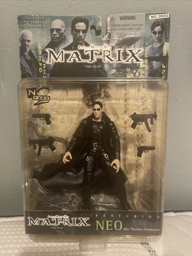 Neo Action Figure Series 1 New 1999 The Matrix Movie N2 Toys Sealed ...