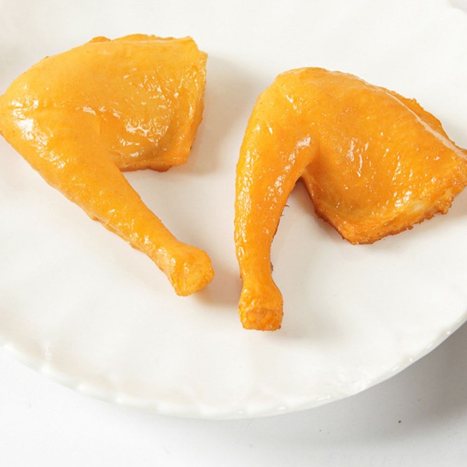 1 Set Fake Fried Chicken Legs Legs Simulation Artificial Food Model ...