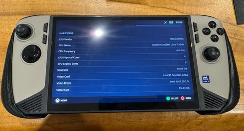 MSI Claw 8 AI running Bazzite with Grips, Case & Box | eBay