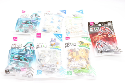 PETIT Block Mini Petit Block Building Block Toys Japan Daiso Lot Of 7 ...