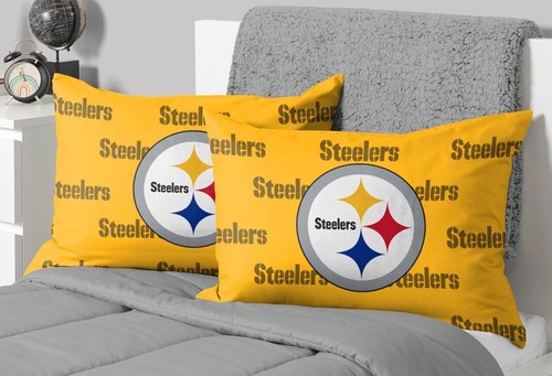 2 Pittsburgh Steelers Standard Size Pillowcases Licensed NFL FOCO ...