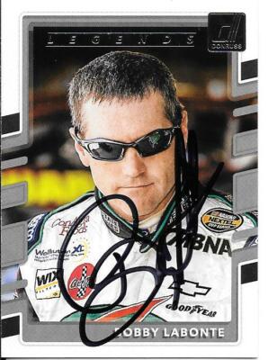 Bobby LaBonte NASCAR Autographed / Signed Donruss Card 2018 | eBay
