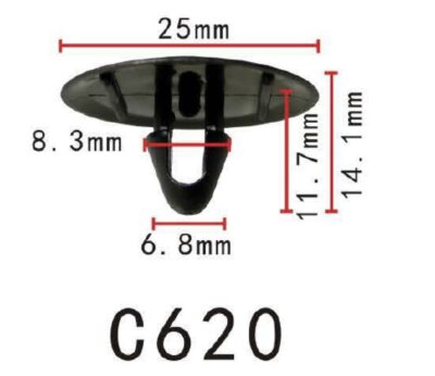 20pcs Fit Toyota 9046708124 Hood Insulation Retainer | eBay