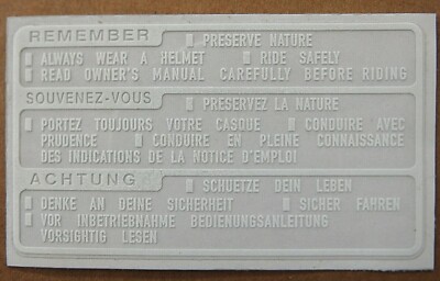 Honda H100,HX135,CX500,CG125.Fuel tank, Rear Fender decal sticker ...