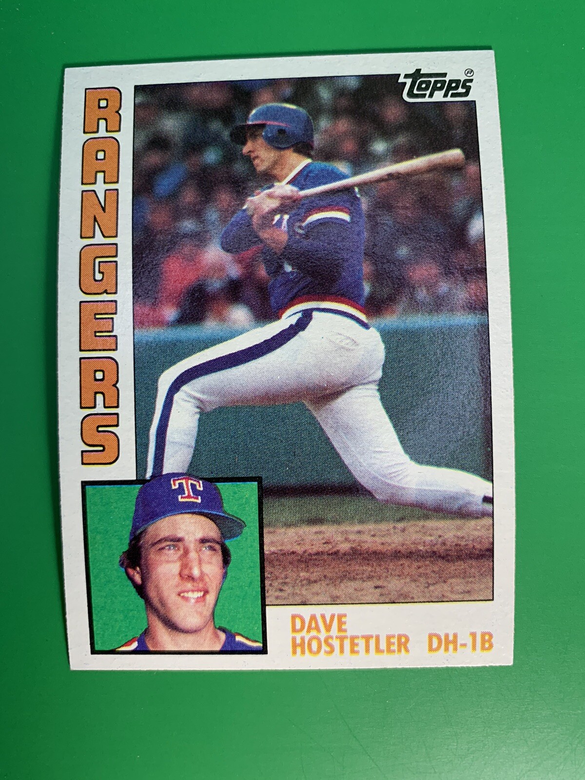 1984 Topps Dave Hostetler #62 Texas Rangers | eBay