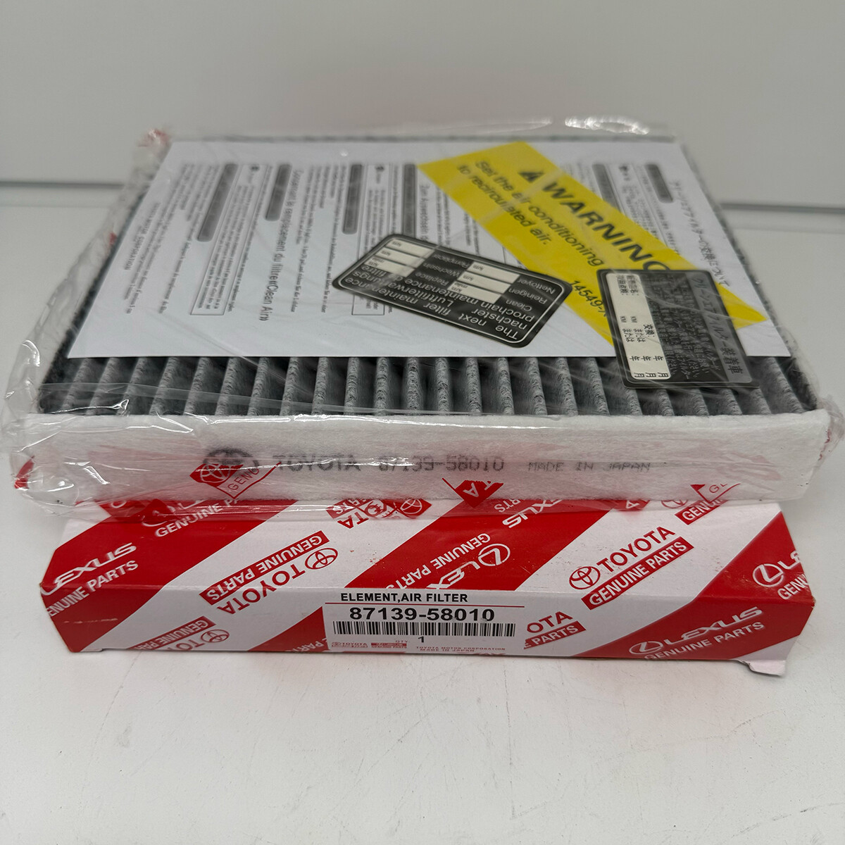 87139-58010 Toyota Filter Clean Air 8713958010 Genuine OEM Part for ...