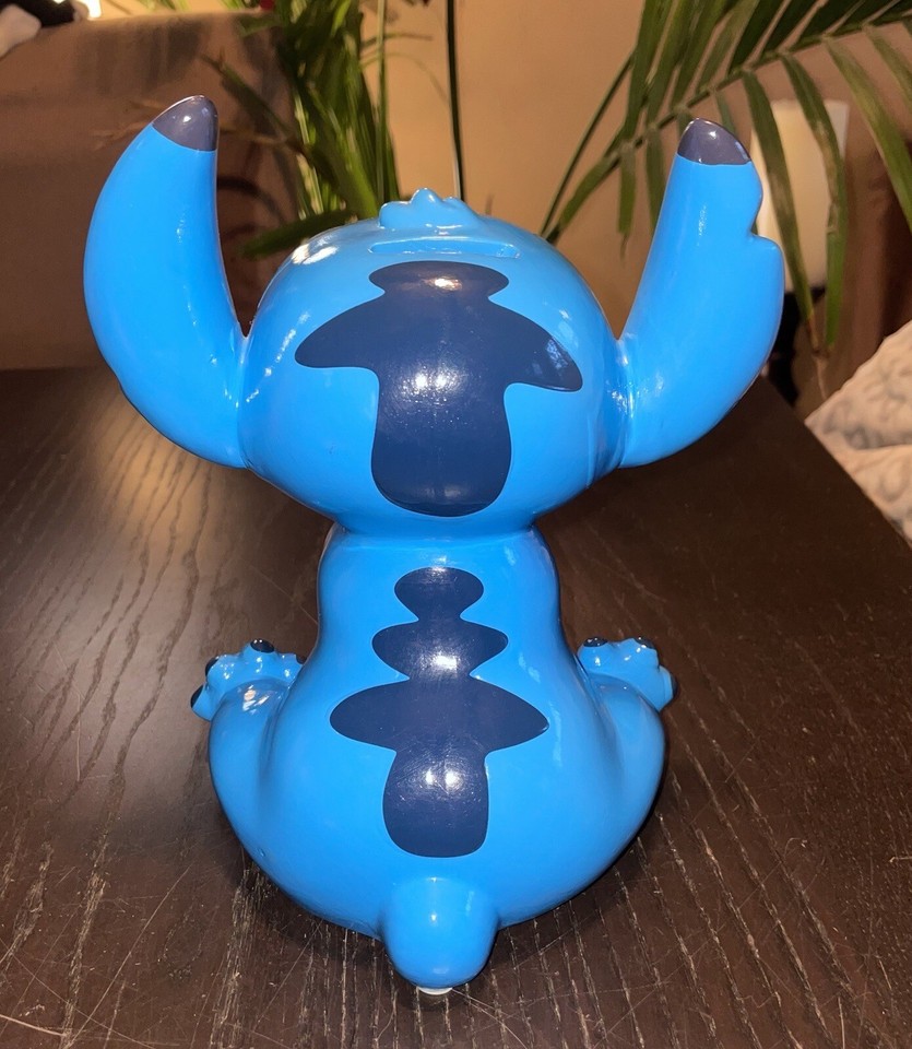 Disney Lilo & Stitch, Stitch Ears Up 8" Ceramic Figure Coin Bank Piggy ...