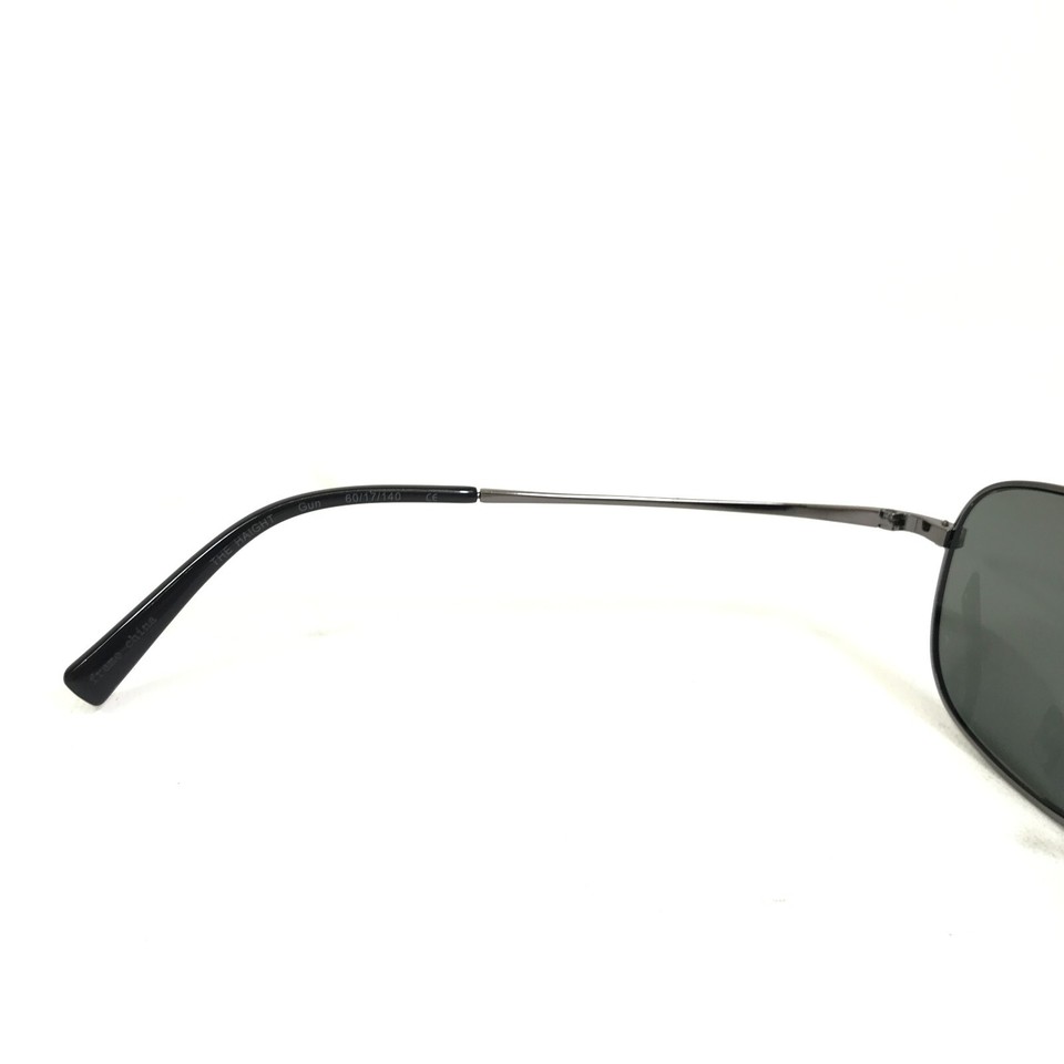 Eyefly Sunglasses THE HAIGHT GUN Shiny Gray Gunmetal Aviators with Gray ...