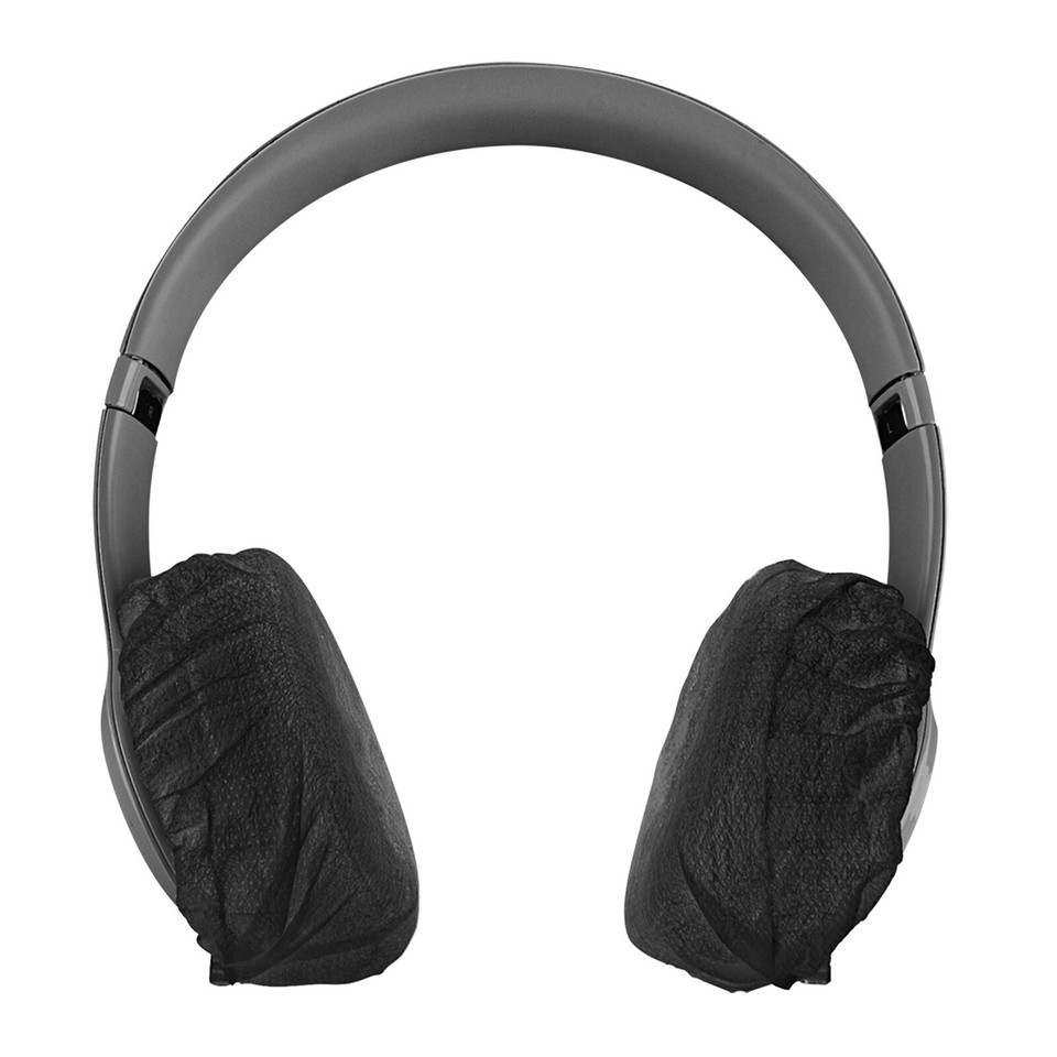 Geekria 100 Pairs Disposable Headphone Ear Covers (S / Black) | eBay