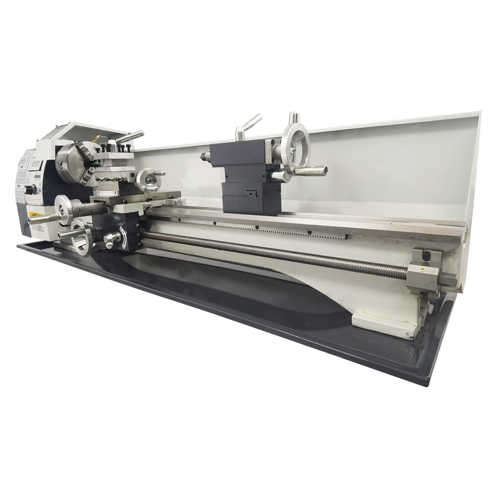 110V Small Lathe Metal Lathe High Precision Multi-function WM210V Lathe ...