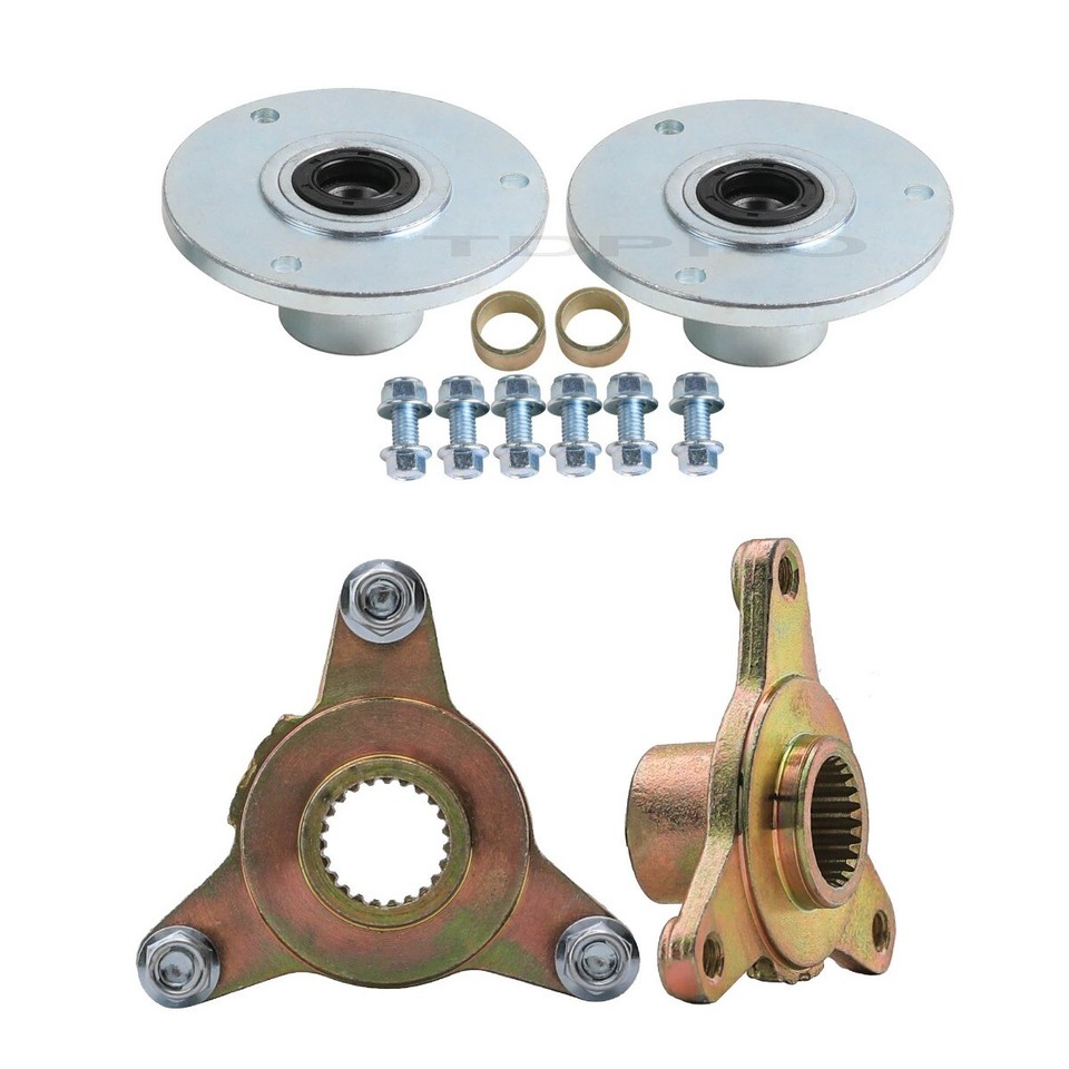 Front Rear Wheel Axle Hub Steering Knuckle Fr ATV Go Kart Quad Drift ...