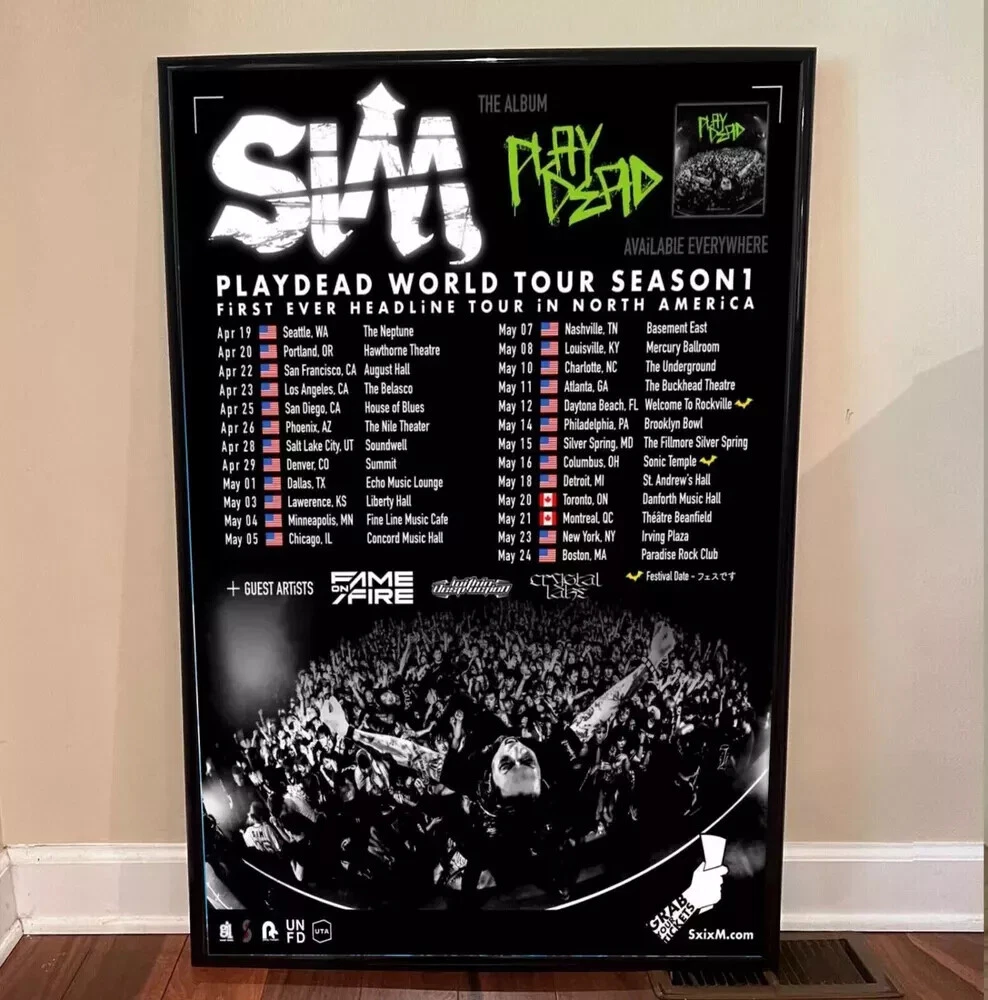 Sim - Tour 2024 2025 Poster | ID 20266080 by Carlos Vaz | Printblur